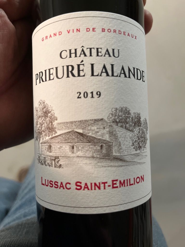 2019 Château Prieuré Lalande, France, Bordeaux, Libournais, Lussac-St ...