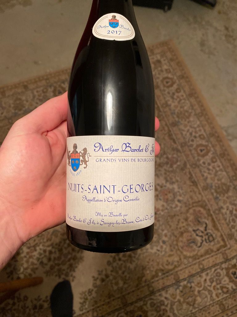 2018 Arthur Barolet et Fils Nuits St. Georges, France, Burgundy, Côte ...