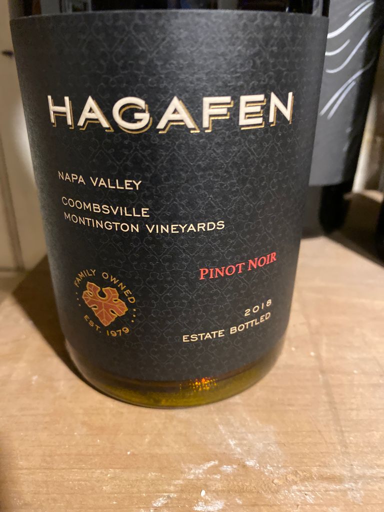 2018 Hagafen Pinot Noir Napa Valley, USA, California, Napa Valley ...