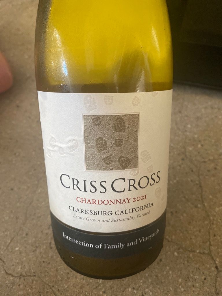 2021 Criss Cross Wines Chardonnay, USA, California, Central Valley ...