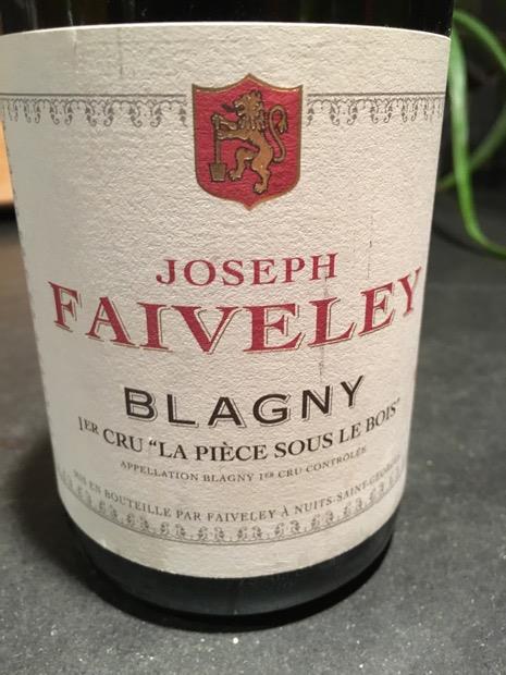 2014 Faiveley Blagny 1er Cru La Pièce-sous-le-Bois Rouge, France ...