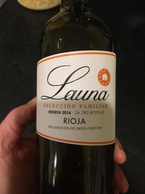 2015 Bodegas Launa Rioja Seleccion Familiar Rioja Reserva, Spain, La ...