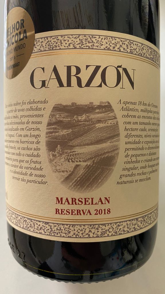 2018 Bodega Garzón Marselan Reserva, Uruguay, Maldonado - CellarTracker