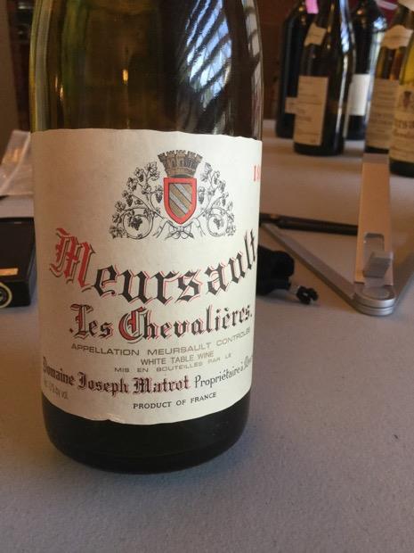 1991 Domaine Matrot Meursault Les Chevalières, France, Burgundy, Côte ...