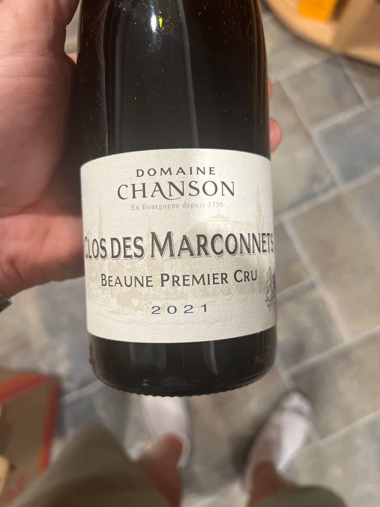 2021 Domaine Chanson Beaune 1er Cru Clos des Marconnets, France ...