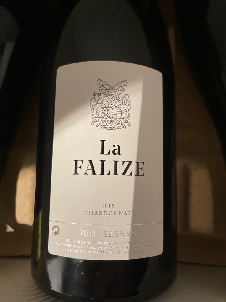 2019 La Falize Chardonnay, Belgium, Wallonie, Côtes de Sambre et Meuse ...