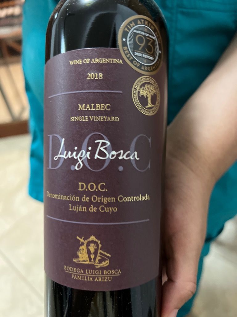 2018 Luigi Bosca Malbec De Sangre Lujan de Cuyo, Argentina, Mendoza ...