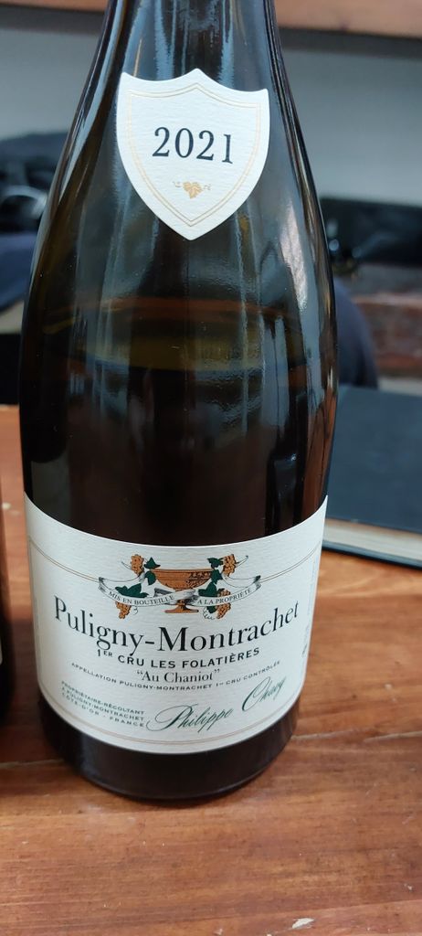 2022 Philippe Chavy Puligny-Montrachet 1er Cru Les Folatières Au ...