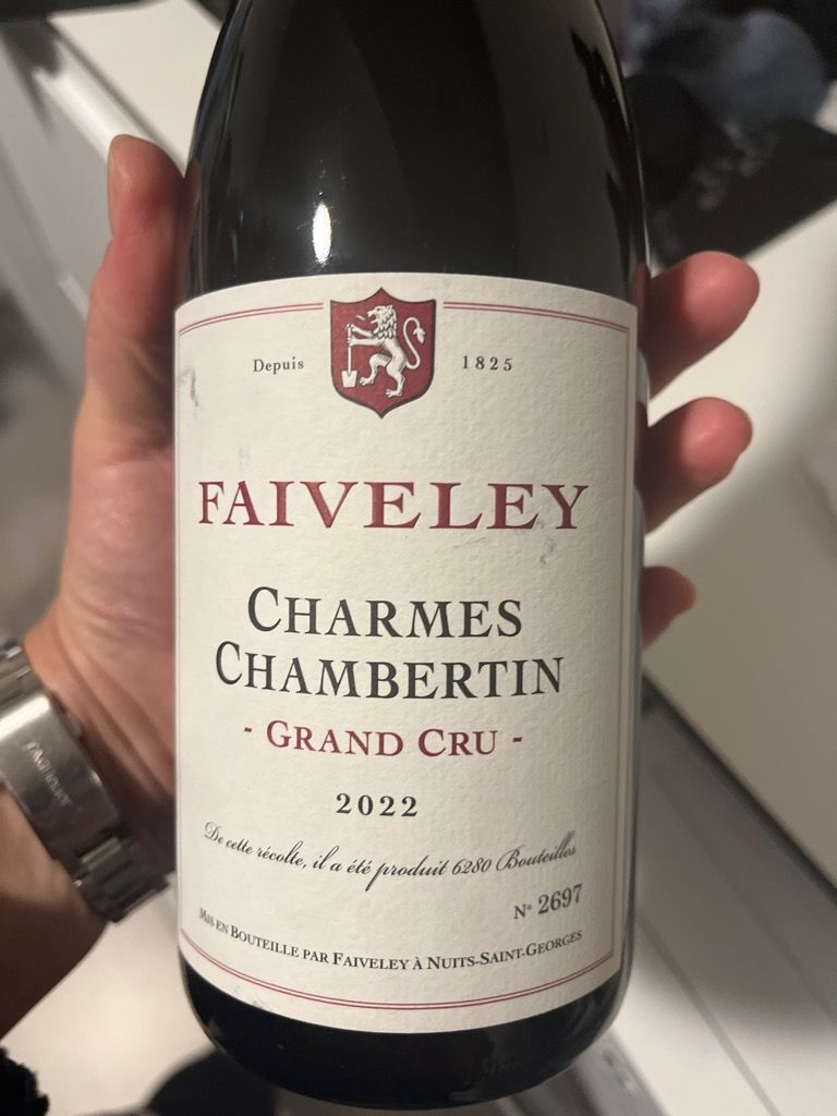 2022 Faiveley Charmes-Chambertin, France, Burgundy, Côte de Nuits ...