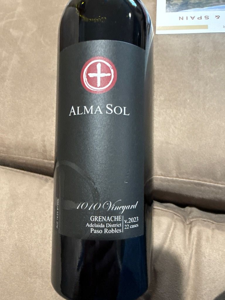 2023 Alma Sol Winery Grenache Rosé 1010 Vineyard, USA, California ...