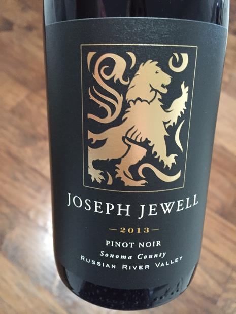 2013 Joseph Jewell Pinot Noir, USA, California, Sonoma County, Russian ...