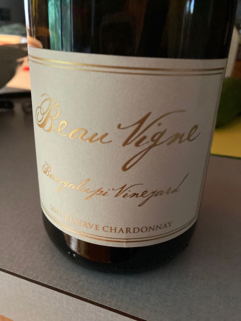 2017 Beau Vigne Chardonnay, USA, California, Sonoma County, Russian ...