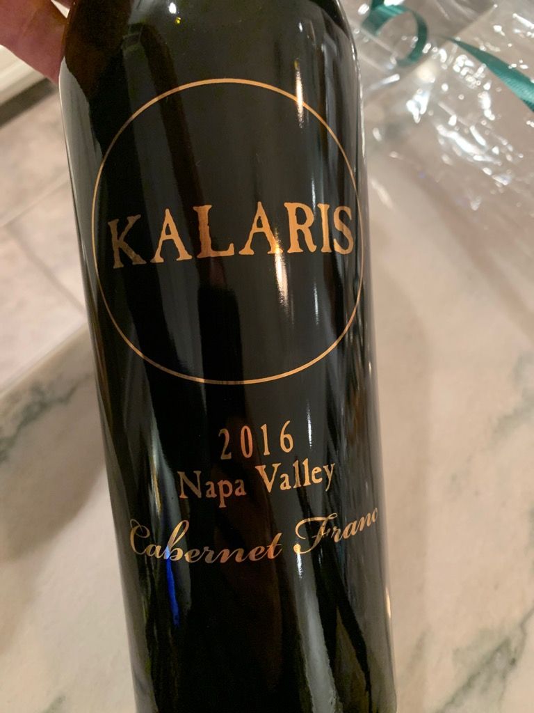 2015 Kalaris Cabernet Sauvignon, USA, California, Napa Valley ...