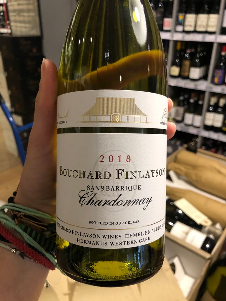 2019 Bouchard Finlayson Chardonnay Sans Barrique, South Africa, Cape ...