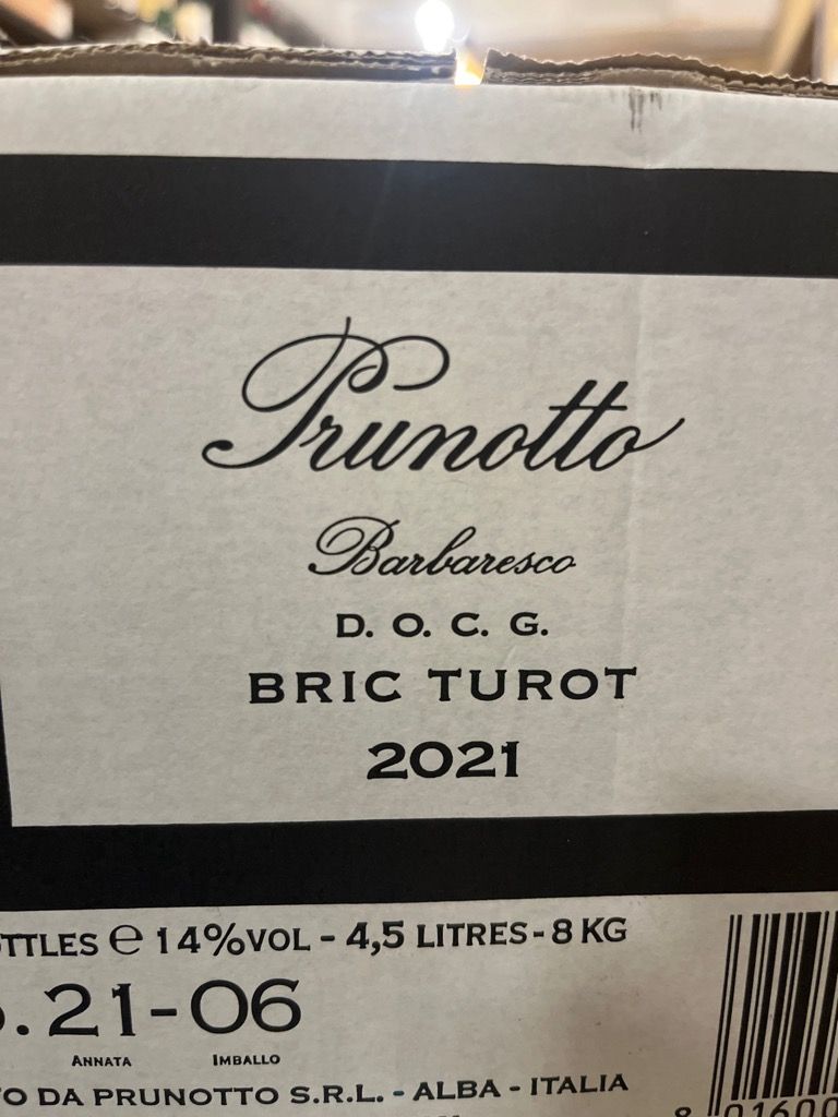 2021 Prunotto Barbaresco Bric Turot, Italy, Piedmont, Langhe ...