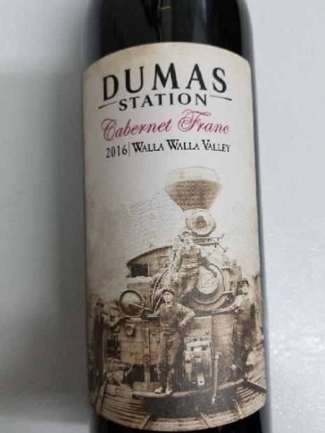2016 Dumas Station Cabernet Franc Estate, USA, Washington, Columbia ...