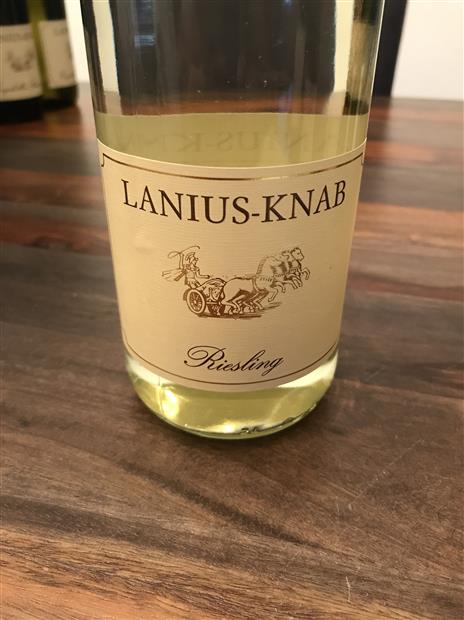 2012 Lanius-Knab Riesling feinherb, Germany, Mittelrhein - CellarTracker