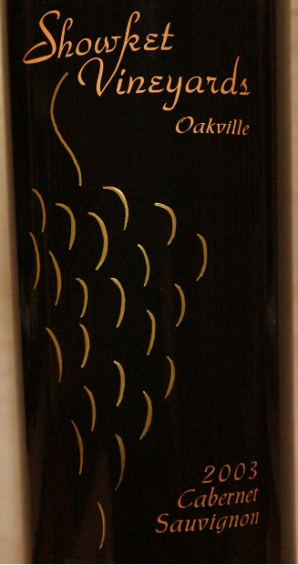 2003 Showket Vineyards Cabernet Sauvignon, USA, California, Napa Valley ...