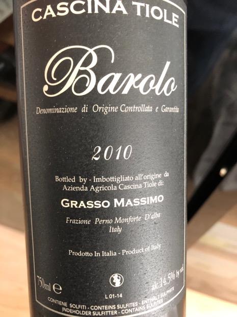 2009 Cascina Tiole Barolo, Italy, Piedmont, Langhe, Barolo - CellarTracker