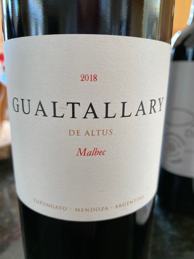 2018 Bodega Altus Malbec Gualtallary, Argentina, Mendoza, Valle de Uco ...