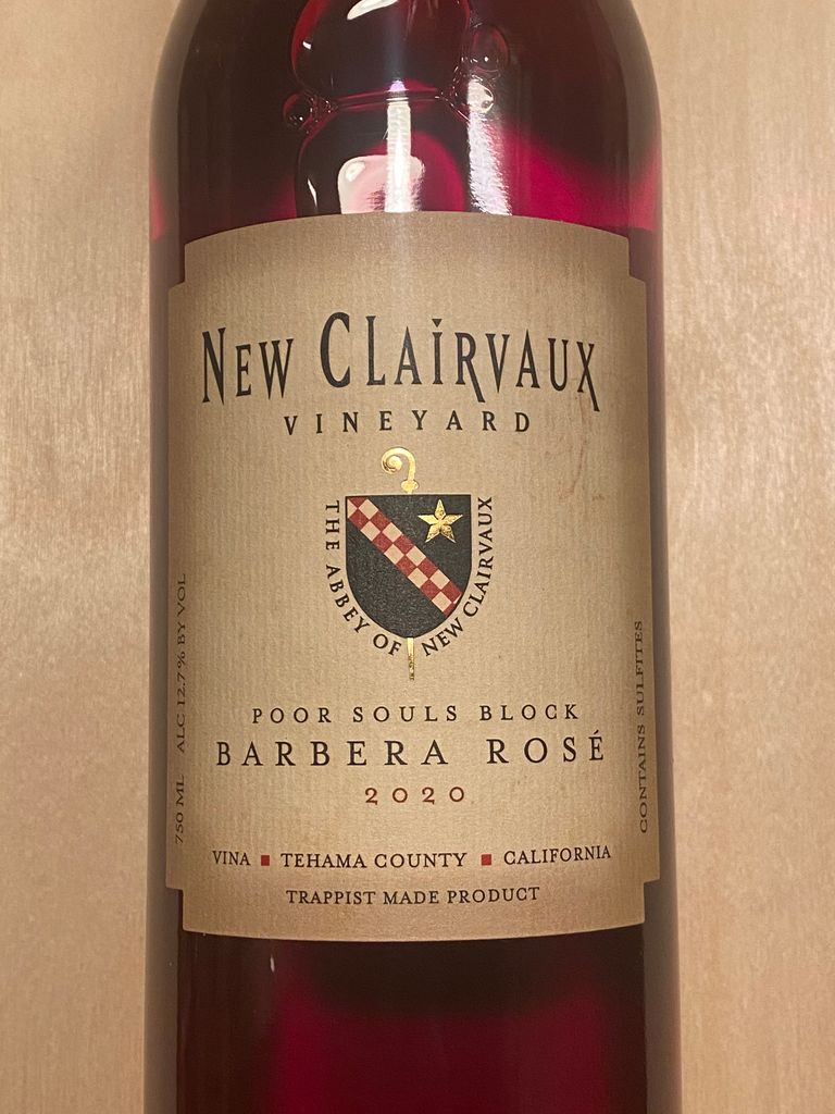 2020 New Clairvaux Vineyard Barbera Rosé Poor Souls Block, USA ...