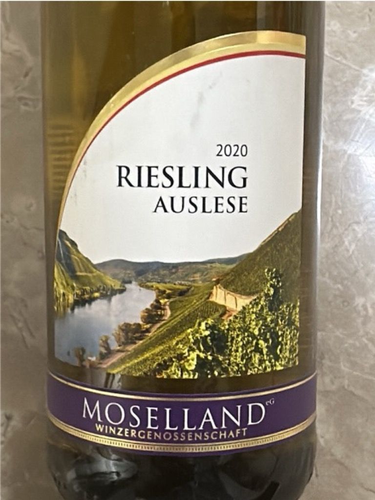 2020 Moselland Riesling Auslese, Germany, Mosel Saar Ruwer - CellarTracker