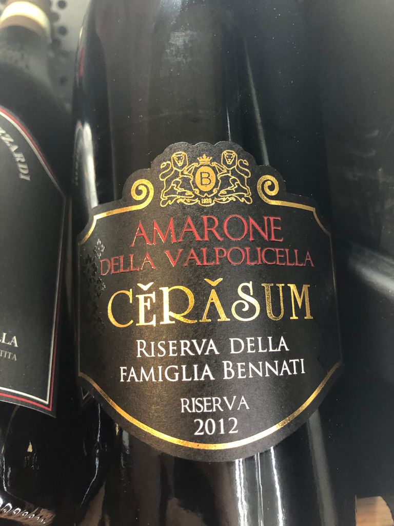 2012 Casa Vinicola Bennati Amarone della Valpolicella, Italy, Veneto ...