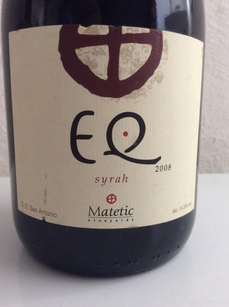 2008 Matetic Vineyards Syrah EQ, Chile, San Antonio Valley - CellarTracker