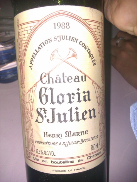 1988 Château Gloria, France, Bordeaux, Médoc, St. Julien - CellarTracker