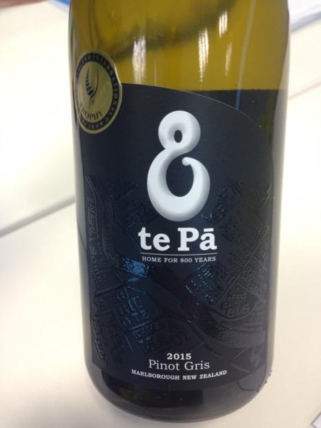2016 Te Pa Family Vineyards Pinot Gris, New Zealand, South Island ...