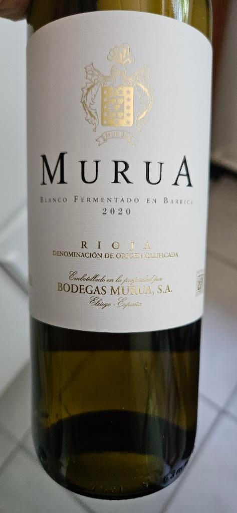 2020 Bodegas Murua Rioja Blanco Fermentado en Barrica, Spain, La Rioja ...