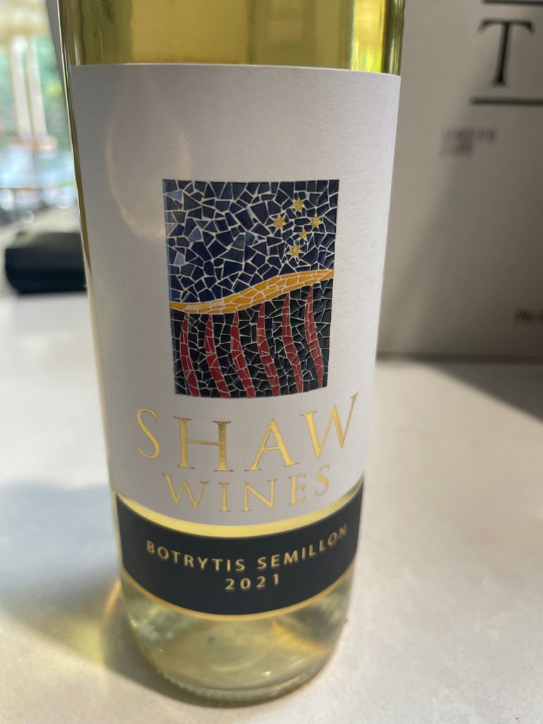 2021 Shaw Vineyard Estate Botrytis Sémillon, Australia, New South Wales ...