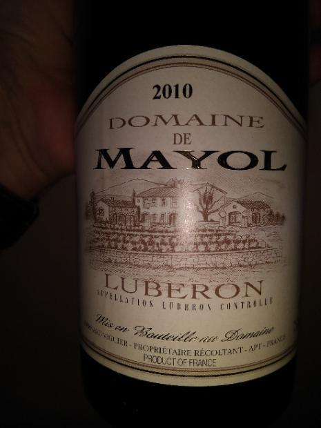 2006 Domaine de Mayol Luberon, France, Rhône, Southern Rhône, Luberon ...