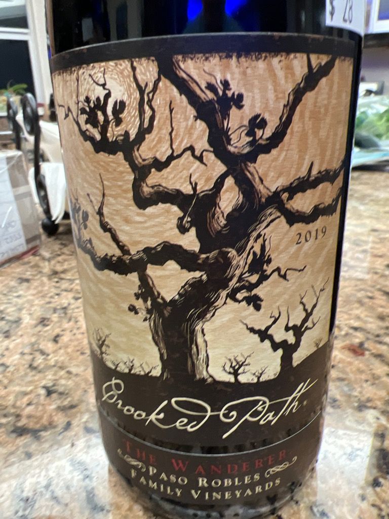 2019 Crooked Path Cellars The Wanderer, USA, California, Central Coast ...