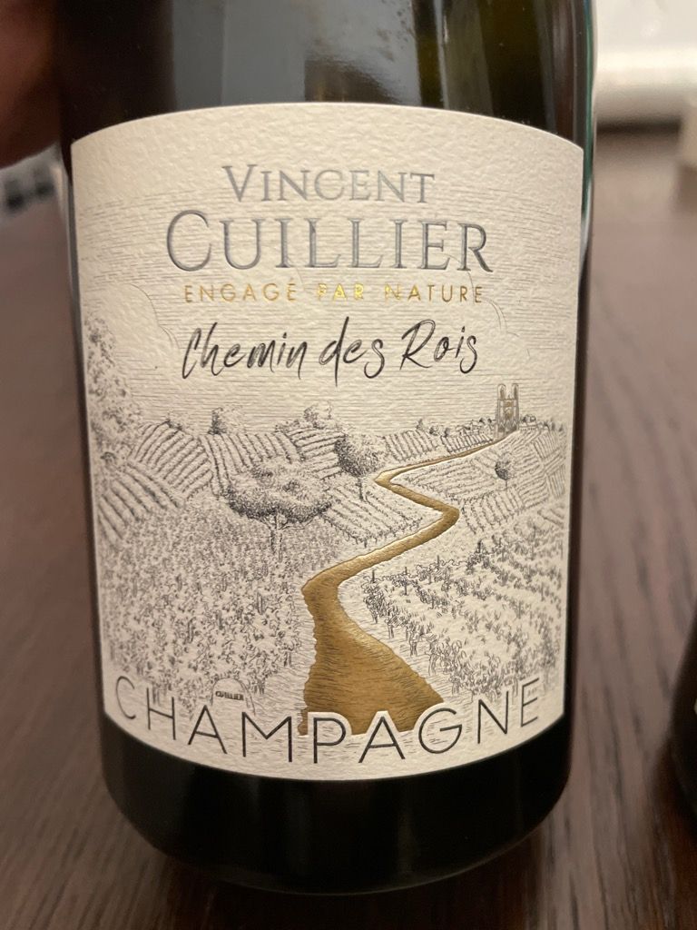 2018 Vincent Cuillier Champagne Chemin des Rois - Brut Nature, France ...