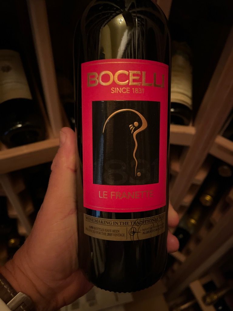 2015 Bocelli Le Franette Toscana IGT, Italy, Tuscany, Toscana IGT ...