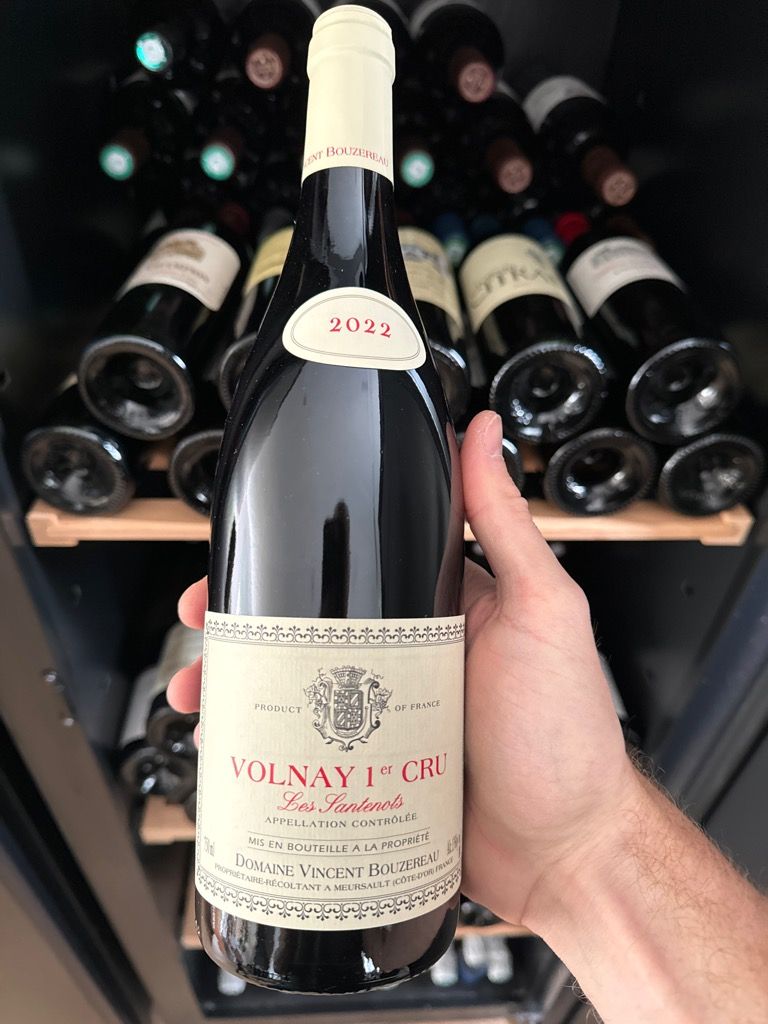 2022 Vincent Bouzereau Volnay Santenots, France, Burgundy, Côte de ...