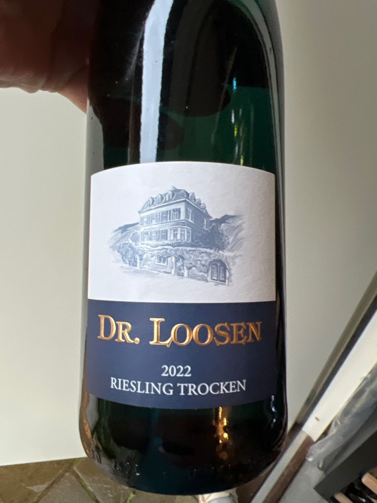2022 Dr. Loosen Riesling Rotschiefer trocken, Germany, Mosel Saar Ruwer - CellarTracker