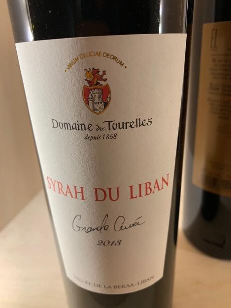 2013 Domaine des Tourelles Syrah du Liban, Lebanon, Bekaa Valley ...