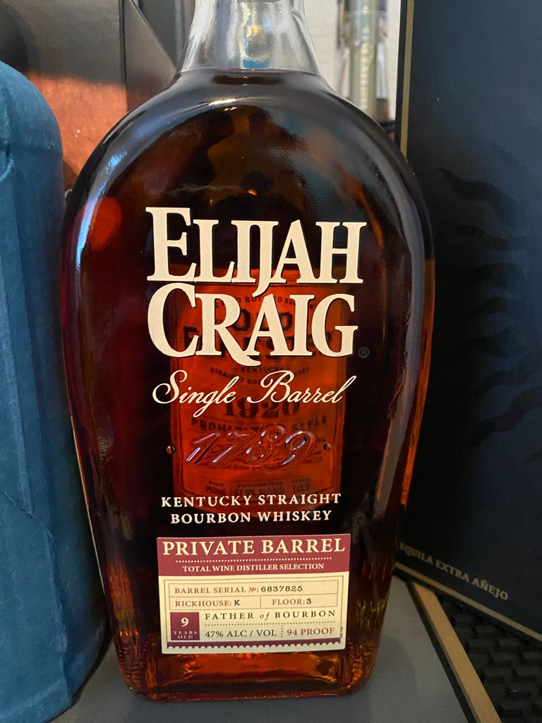 2021 Heaven Hill Elijah Craig Single Barrel Kentucky Straight Bourbon 9 ...