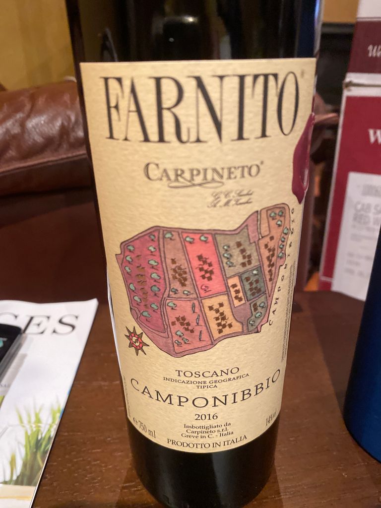2017 Carpineto Farnito Camponibbio Toscana IGT, Italy, Tuscany, Toscana ...