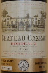 2005 Château Cazeau, France, Bordeaux - CellarTracker