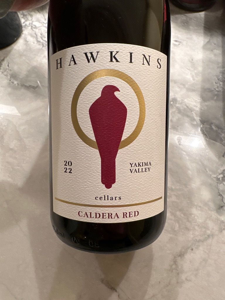 2022 Hawkins Cellars Caldera Red, USA, Washington, Columbia Valley ...