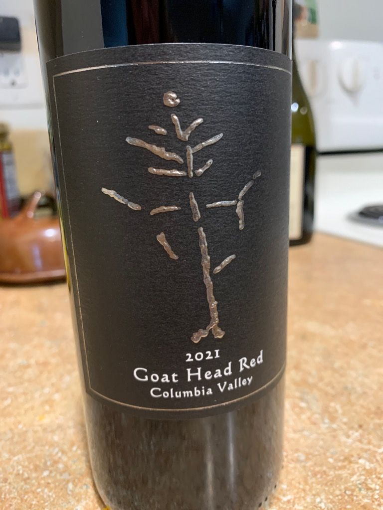 2021 Cascade Cliffs Goat Head Red Black Label, USA, Washington ...