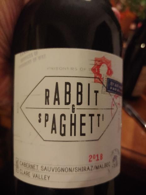 2018 Adam Barton Rabbit & Spaghetti Cabernet Shiraz Malbec, Australia ...
