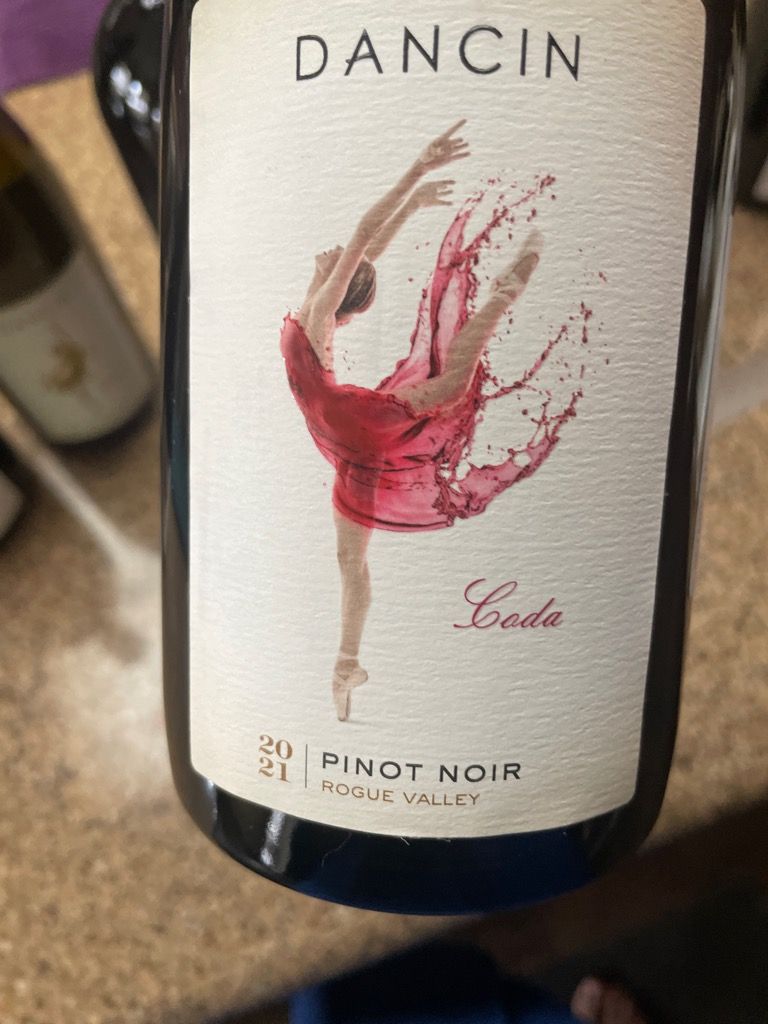 2022 Dancin Vineyards Pinot Noir Coda, USA, Oregon, Southern Oregon ...