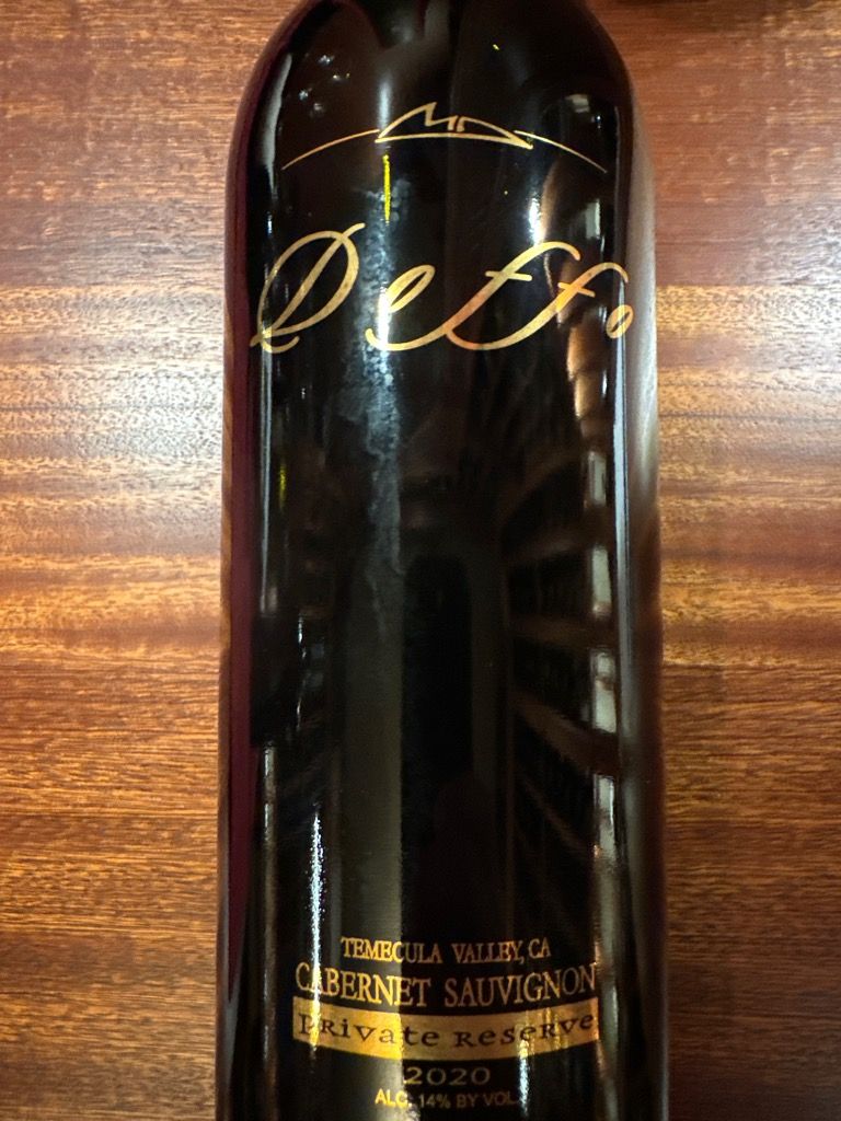2020 Doffo Cabernet Sauvignon Private Reserve, USA, California, South ...