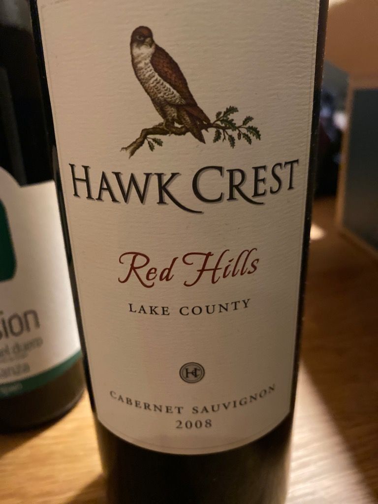 1981 Hawk Crest Cabernet Sauvignon, USA, California, North Coast ...