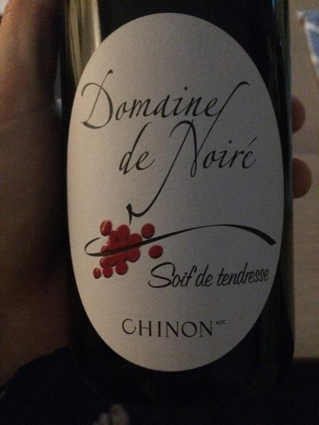 2017 Domaine de Noiré Chinon Soif de Tendresse, France, Loire Valley ...