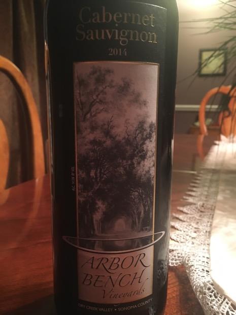 2014 Arbor Bench Cabernet Sauvignon, USA, California, Sonoma County ...